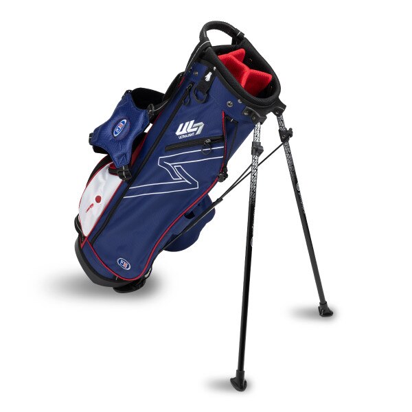UL7-57 Stand Bag/29 Inch, Navy/Red | U.S. Kids Golf