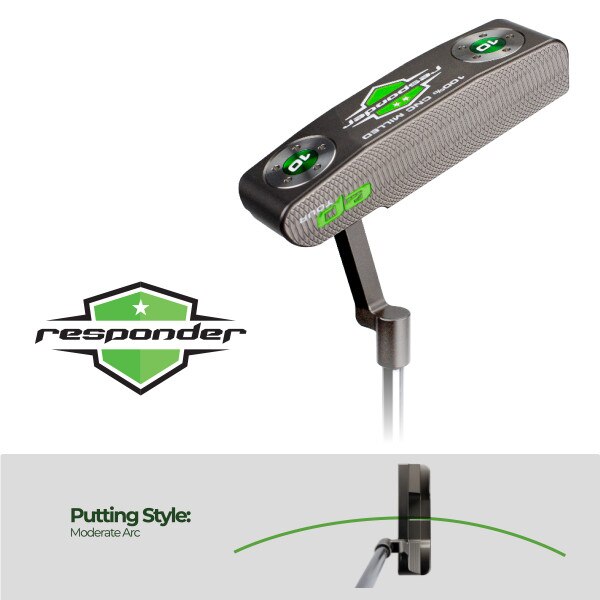 Right Hand epTOUR Responder Plumber Neck Putter |U.S. Kids Golf